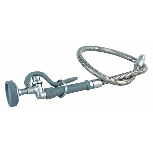 T&S Brass Faucet Spray Spring Hose, Handheld Mount B-0100 | Zoro