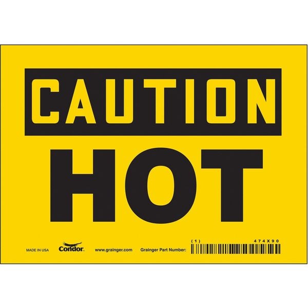 Condor Danger Sign, 5 in H, 7 in W, Vinyl, Horizontal Rectangle ...