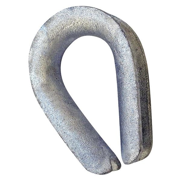 Crosby Wire Rope Thimble, 5/8 in., Steel 1037755 | Zoro