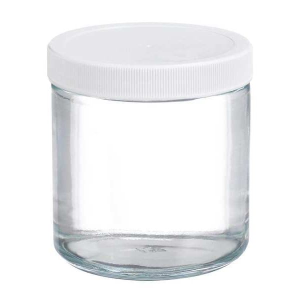 Wheaton Glass Jar, 16 oz, PK12 W216906 | Zoro
