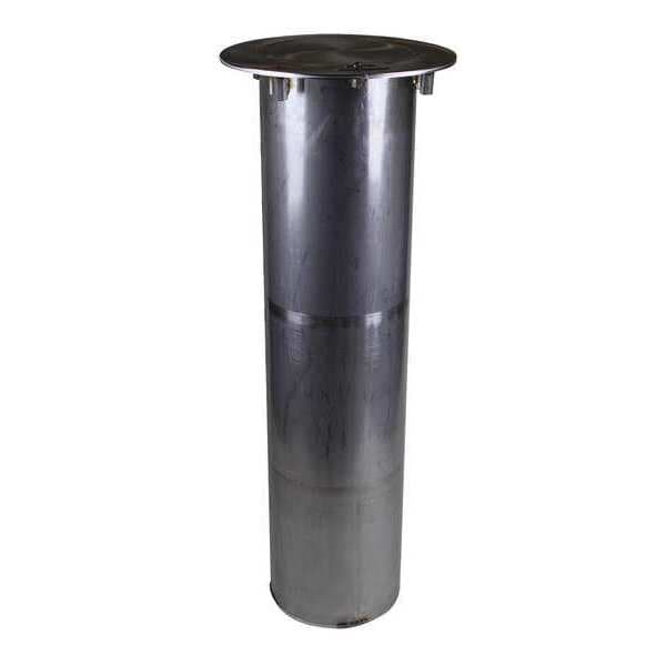 Calpipe Security Bollards Bollard Embedment Sleeve, Slide On, 55 lb ...