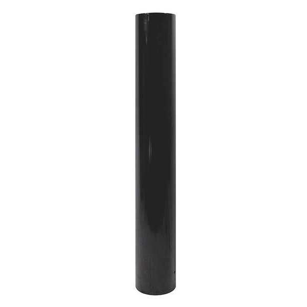 Calpipe Security Bollards Bollard, Fixed, Concrete, 410 lb., Black ...