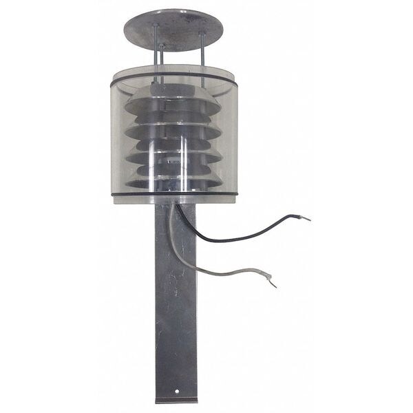 Calpipe Security Bollards Stacked Louver, Acrylic, 8 in./12 in. Dia ...