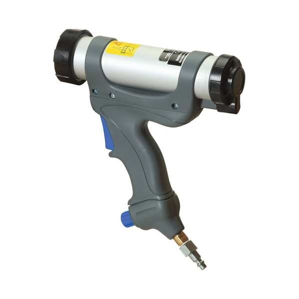 Cox Pneumatic Caulk Gun, 10 oz, Gray 63001 | Zoro