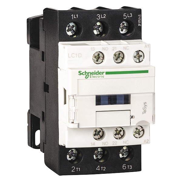 Schneider Electric IEC Magnetic Contactor, 1NC/1NO, 110V AC, 3 P, Non ...