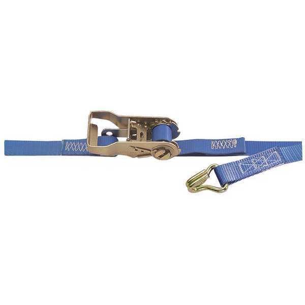 Kinedyne Tie-Down Strap, Blue, 2500 lb., 10 ft. 711081GRA | Zoro