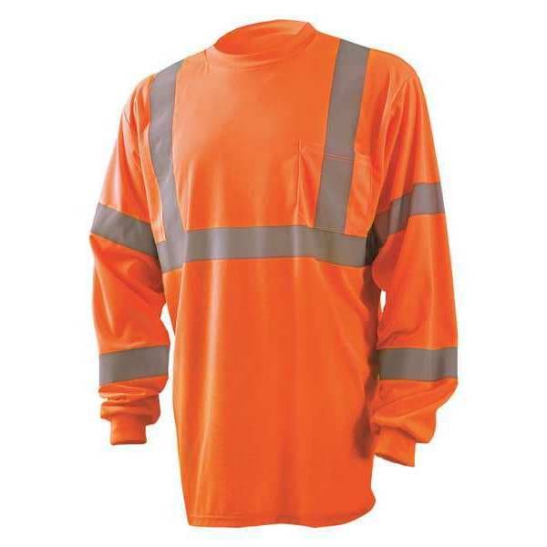 Occunomix T-Shirt, 3, R, Polyester, Orange, 2XL LUX-LSETP3B-O2X | Zoro