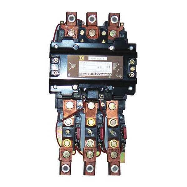 Square D Motor Starter, Non-Reversing, No Auxiliary Contacts, 440V-480V ...