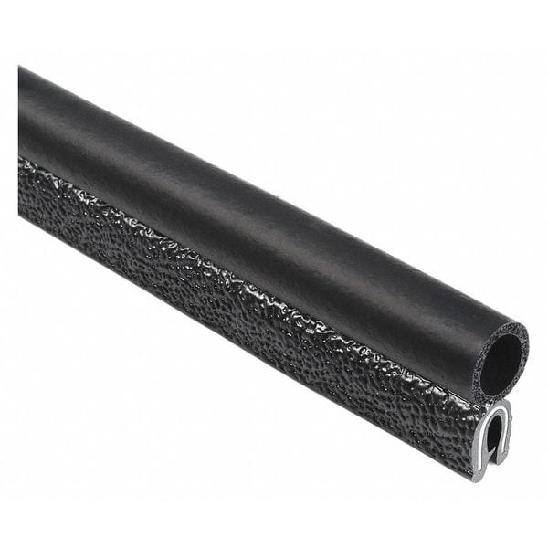 Trim Seal, EPDM, 25 ft Length, 3/4" Overall Width, Style: Trim with a ...