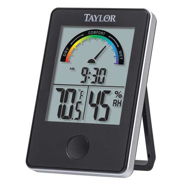 Taylor Digital Hygrometer, Indoor, 14 to 122 F 1732 | Zoro