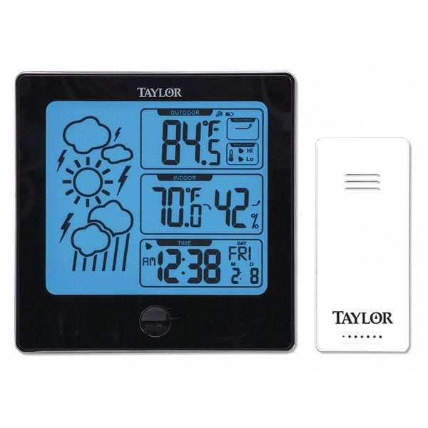 Taylor Wireless In/Out Thermometer w/Remote 1731 | Zoro