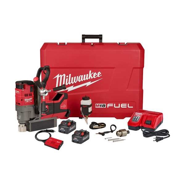 MILWAUKEE M18 FUEL 1-1/2" Lineman Magnetic Drill High Demand Kit (2788 ...
