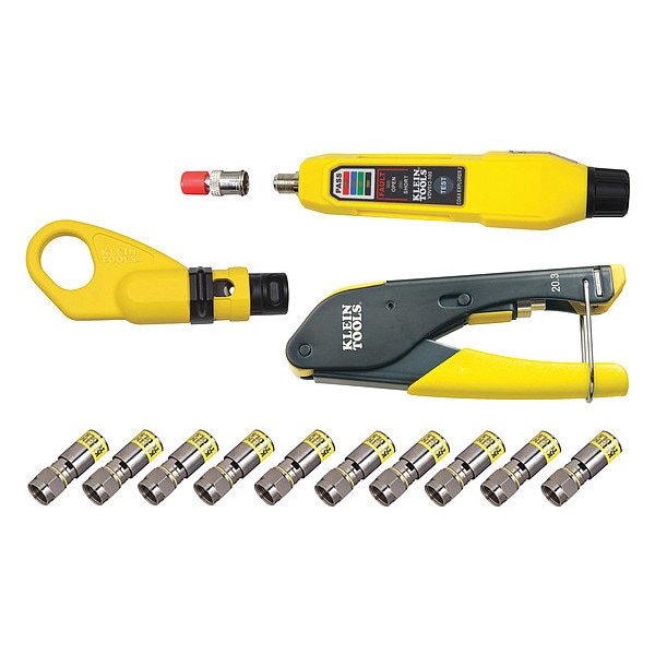 Klein Tools Coax Cable Installation & Test Kit VDV002-818 | Zoro