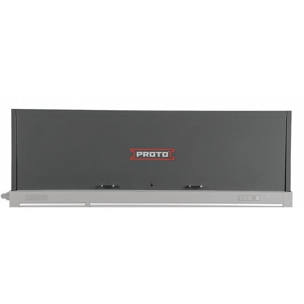 Proto 550 - Heavy Duty Hutch, 0 Drawer, Dual Gray, Steel, 88" W x 27" D ...