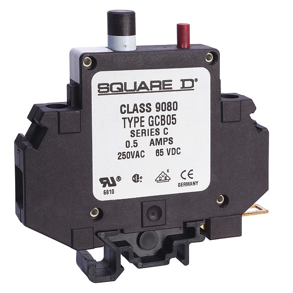 SQUARE D 7A, 1 pole Circuit Breaker, 9080GCB, 250V AC, - 9080GCB70