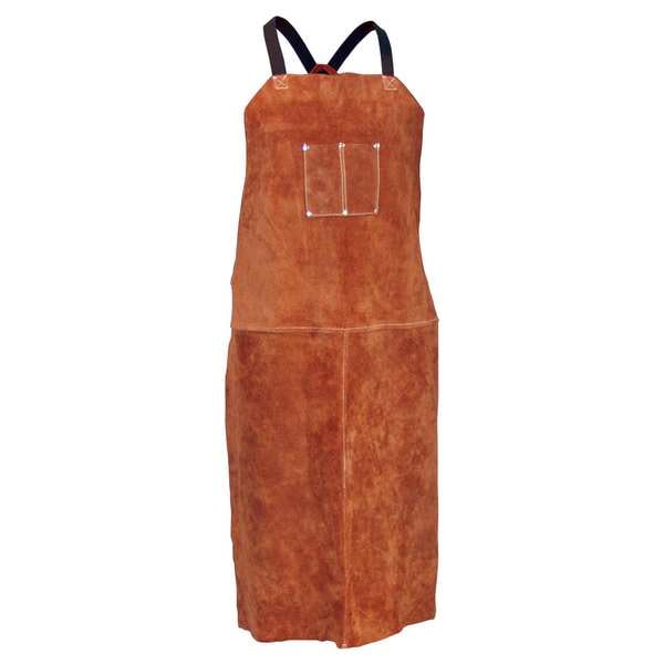 Tillman 24X42 Dk Brwn Lth Bib Apron 3842 | Zoro