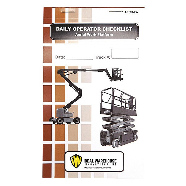 Ironguard Replacement Operator Checklist, Paper 70-1079 | Zoro