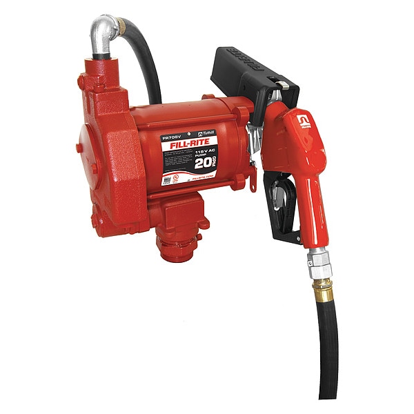 Fill-Rite Fuel Transfer Pump, 115V AC, 20 gpm Max. Flow Rate , 1/3 HP ...