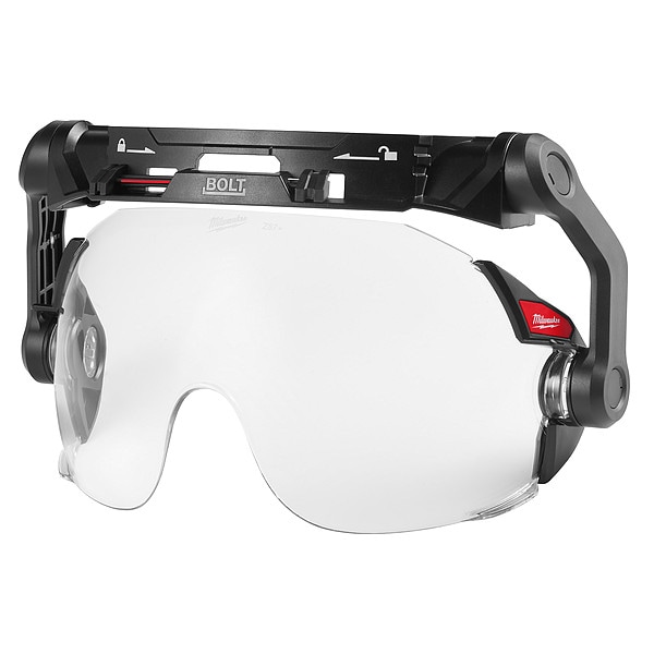 Milwaukee Tool BOLT™ Eye Visor - Clear Dual Coat Lens (Compatible with ...