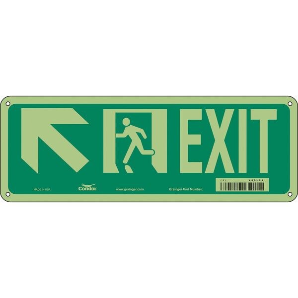 Condor Safety Sign, 5 in x 14 in, Polyethylene 480L29 | Zoro