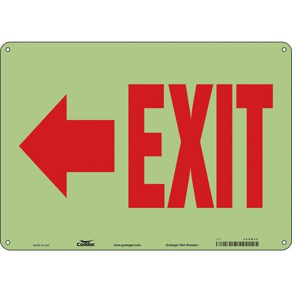 Condor Safety Sign, 10 inx14 in, Polyethylene 480M62 | Zoro