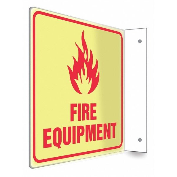 Condor High Visibility Safety Sign, 8" W, 8" H 480X81 | Zoro