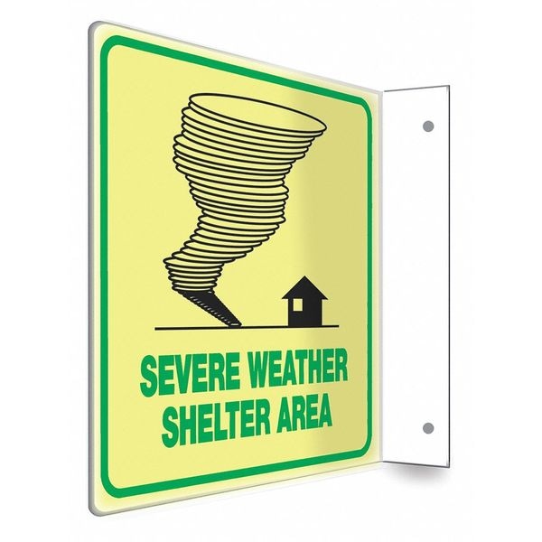 Condor High Visibility Safety Sign, 8" W, 8" H 480X09 | Zoro