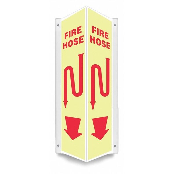 Condor High Visibility Safety Sign, 7-1/2"W, 24"H 480Z48 | Zoro