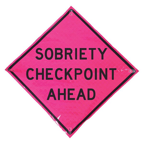 Eastern Metal Signs And Safety Sobriety Checkpoint Traffic Sign, 48 in ...