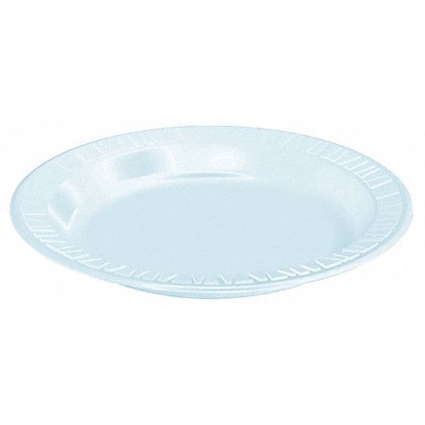 Dart Disposable Plate, 6", White, PK1000 6PWCR / 6PWC | Zoro