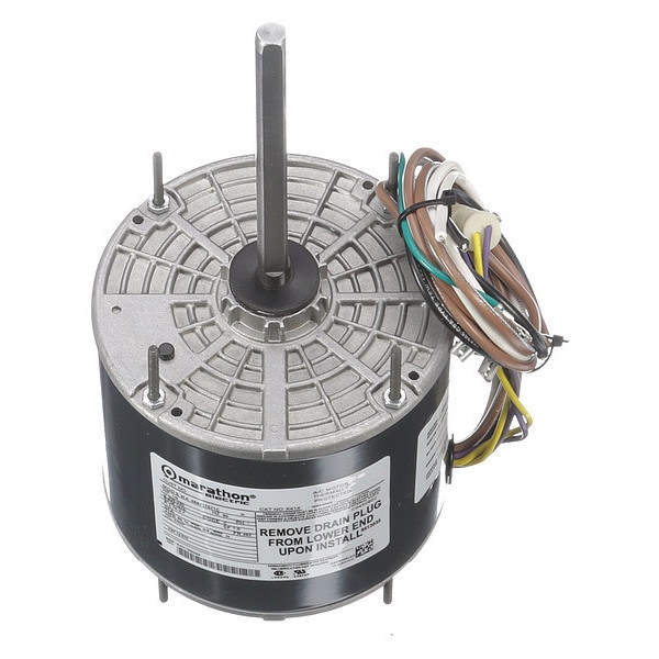 Marathon Motors Condenser Fan Motor, 1/2 HP, 1 Speed 048A11T571 | Zoro