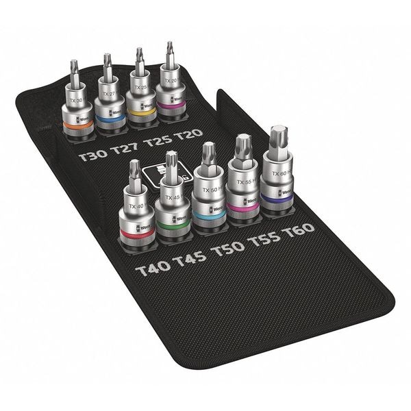 WERA 1/2 in Drive, Socket Bit, 2 3/8 in Long, Chrome - 05004202051