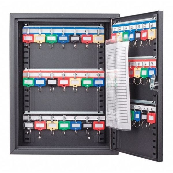Barska Key Box, Black, Steel, Hook Style, Matte CB13232 | Zoro