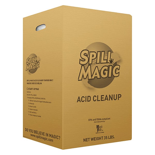 Spill Magic Absorbent Powder, Brown, 15-7/8" L SM103AN | Zoro