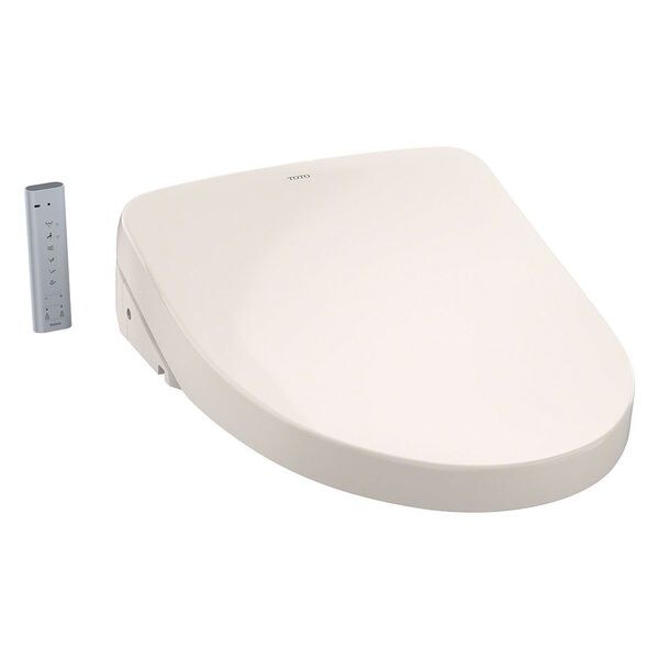 Toto Bidet Seat, With Cover, Plastic, Elongated, Beige SW3046#12 | Zoro