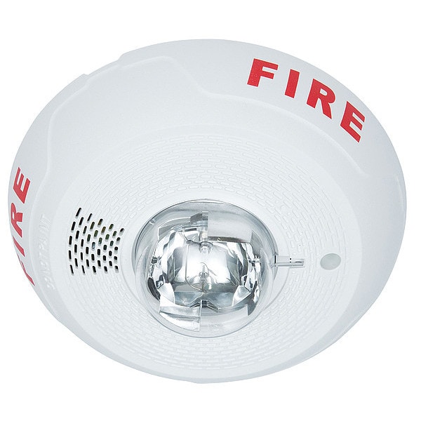 System Sensor Horn Strobe, Marked Fire, Wall or Ceiling PC4WL | Zoro