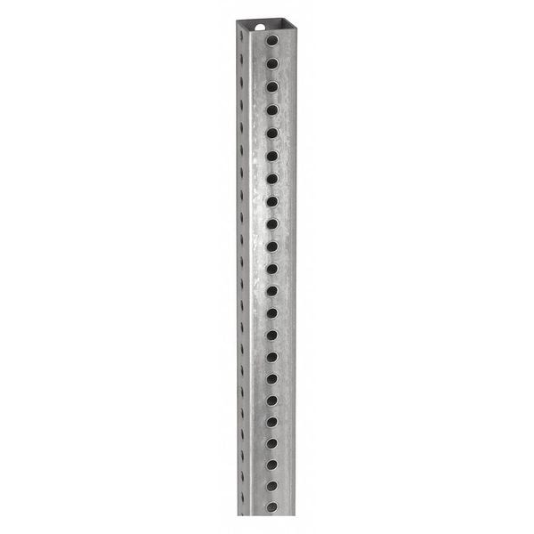 Tapco Sign Post, Silver, Steel, 12 ft L 1603-00006 | Zoro