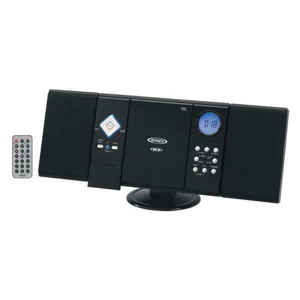 Jensen Wall Mountable Vertical Loading CD Player with Stereo Speakers ...