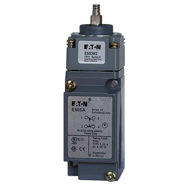 Eaton Heavy Duty Limit Switch, Wobble Stick, 2NC/2NO, 10A @ 600V AC ...