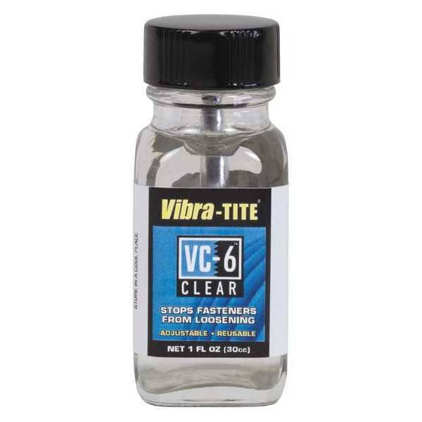 Vibra-Tite Reusable Threadlocker, VIBRA-TITE VC-6, Clear, High, Liquid ...