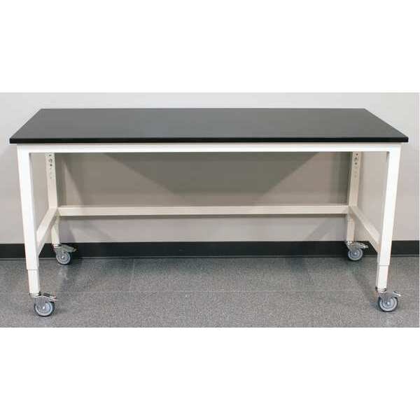 Ici Adjustable Table, 84 in X 30 in HDSS-8430-AH-C-P | Zoro