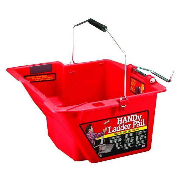 Handy Paint Products Plastic Paint Bucket, 1 gal 4500-CC | Zoro