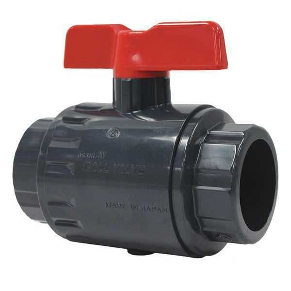 Asahi 2" Socket PVC Ball Valve 2-Way 161070020 | Zoro