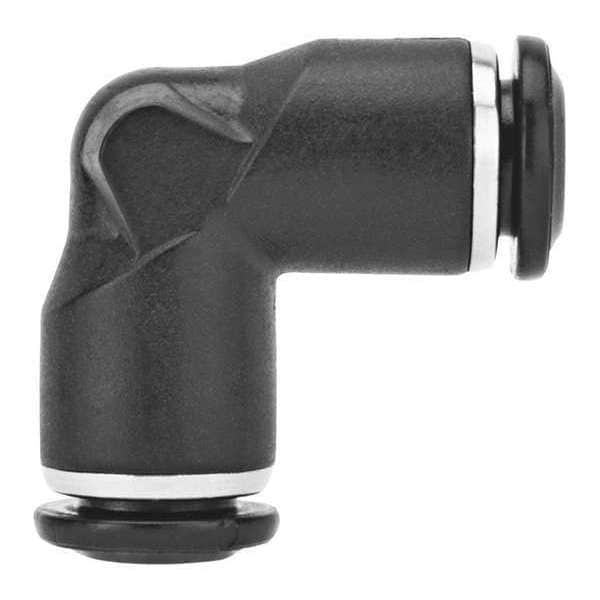 Aignep Usa Push-Fit Elbow Fitting, Push-to-Connect x Universal, 6mm Tube OD, 1/2 in Pipe Size ...