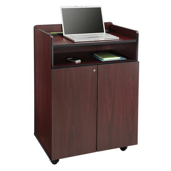 Safco Executive Presentation Stand, Mahogany 8919MH | Zoro