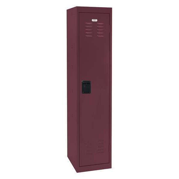 Sandusky Lee Wardrobe Locker, 15 in W, 18 in D, 66 in H, (1) Tier, (1 ...