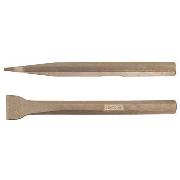 Ampco Safety Tools Caulk Removal Chisel, 10-1/4"L, 15/32" Hex 4-1035 | Zoro