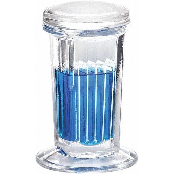 Wheaton Coplin Jar with Cover, Cap. 10 Slides, PK6 900470 | Zoro