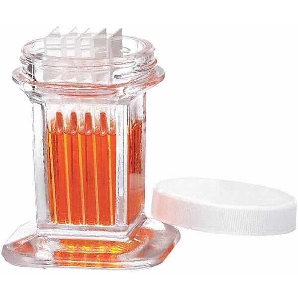 Wheaton Coplin Jar w/Cap, Capacity 10 Slides, PK6 900520 | Zoro