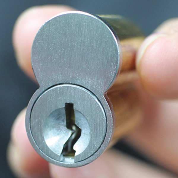 Securitech SFIC Cylinder, Satin Chrome, Backset 3/4" SPELL-TCC-3 | Zoro